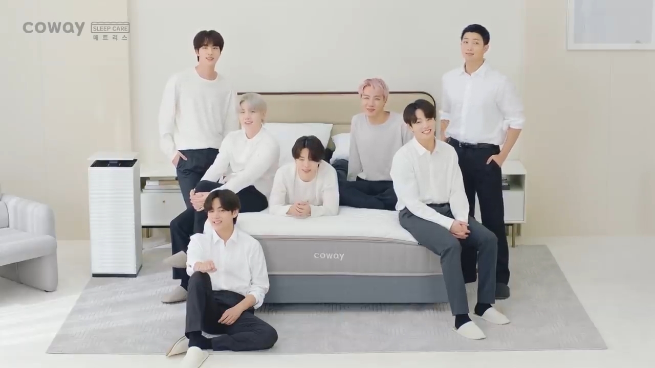Coway X BTS _ 코웨이 슬립케어 매트리스 메이킹 Making Film - نماشا