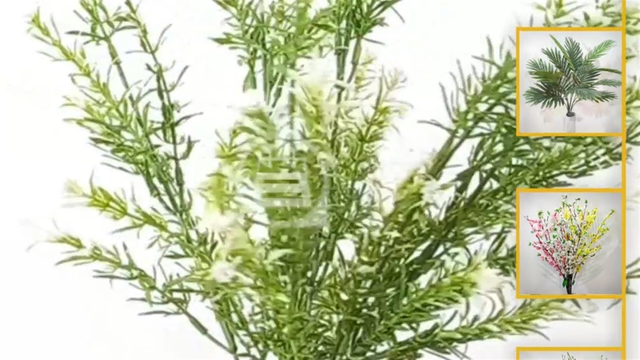 بوته گل مصنوعی عروس سفید یا اسطوخودوس - نماشا